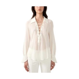 Barbara Bui E26 Top - - Blouses & Shirts - Damen - Wei&szlig; - 2XS