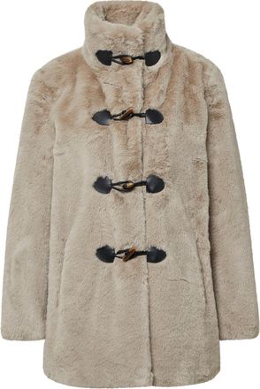 Comma Kuschelige Teddypl&uuml;sch-Jacke mit Stehkragen