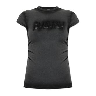 Avavav T-Shirt mit Logo - - Tops - Damen - Schwarzk - XS