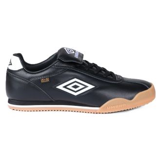 Umbro 5V5 Leder Schwarz/Antik Wei&szlig; Turnschuhe