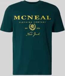 Mc Neal T-Shirt mit Label-Print und Rundhalsausschnitt