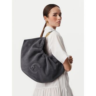 Coccinelle Handtasche Coccinelle V5G Coccinellesmash Suede Bim E1 V5G 11 02 01 Grau