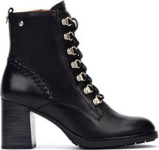 Pikolinos Bottines à Talon en Cuir PALENCIA pour Femme Color Black