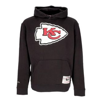 Mitchell & Ness Kansas City Chiefs Logo Hoodie - - Sweatshirts & Hoodies - Herren - Schwarzk - XL