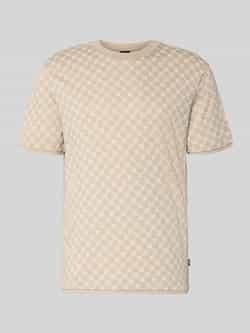 Joop T-Shirt mit Logo-Muster und Rundhalsausschnitt