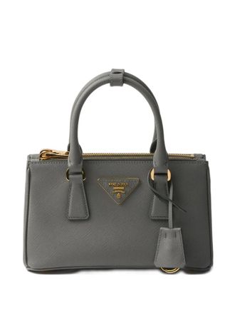 Prada mini sac à main Galleria - Gris