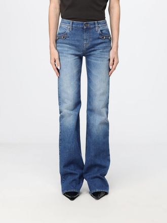 Gucci Straight-Jeans aus Denim mit mittlerer Leibh&ouml;he und Horsebit-Detail