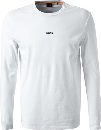 Boss Orange by Hugo Boss BOSS Orange Herren Longsleeve weiß
