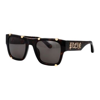 Philipp Plein Stylische Sonnenbrille Spp042W - - Accessories - Herren - Braun - 54 MM