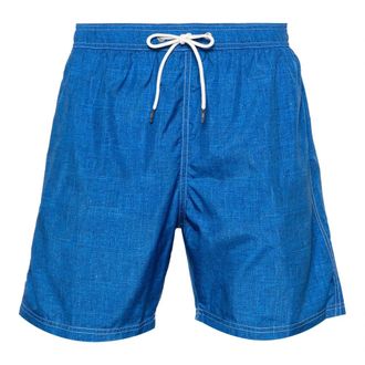 Paul & Shark Polyester-Badehose mit Seitentaschen - - Swimwear - Herren - Blau - S