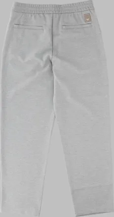 Emporio Armani Jersey Piquet Tapered Trousers - Blue