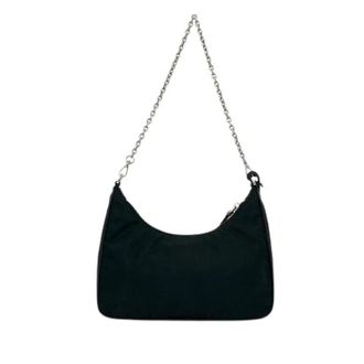 Prada Pre-owned Tessuto Saffiano 2way Schultertasche - - Pre-owned - Damen - Schwarzk - ONE SIZE