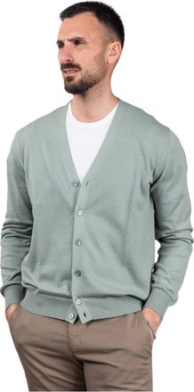 Gran Sasso Homme, Pulls, Vert, Taille: XL Button Up Cardigan
