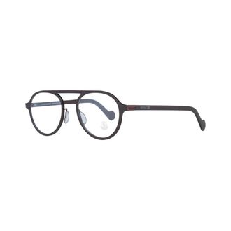 Moncler Braune Aviator-Brille mit Metallgestell - - Accessories - Herren - Braun - ONE SIZE
