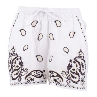P.A.R.O.S.H. P.a.r.o.s.h., Homme, Maillots de bain, Blanc, Taille: M Shorts Brod&eacute;s