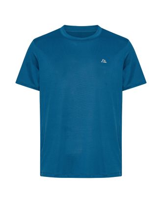 Danish Endurance Herren Classic T-Shirt aus recyceltem Polyester (Blau, X-Large)