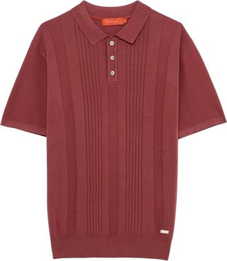 Gianni Lupo Homme, Tops, Rouge, Taille: S Polo Chemises