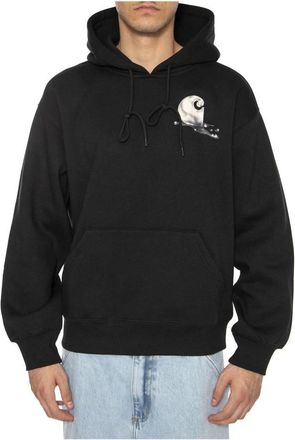 Carhartt Work in Progress Homme, Sweatshirts et sweats &agrave; capuche, Noir, Taille: M SweaT-shirt &agrave; capuche coupe classique