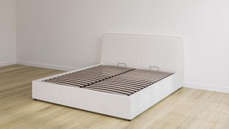 Emma Lit Coffre Original Emma 140x200 - Beige - T&ecirc;te de lit