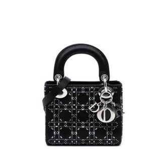 Dior Pre-owned Satin sacs-dior - Femme - Pre-owned - Noir - Taille: ONE Size