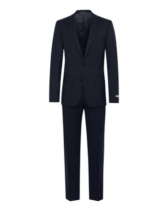Canali Komplettanzug aus Wolle mit Reverskragen in