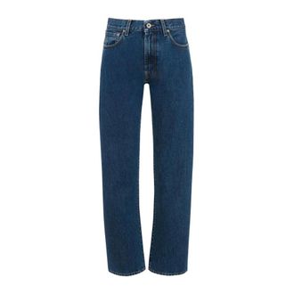 J.W.Anderson Femme, Jeans, Bleu, Taille: W34 Anchor Embroidered Flare Jeans