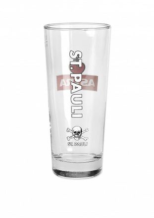 Astra FC St. Pauli Frankonia Bierglas Trinkglas Trinkbecher aus Glas, 0,4 Liter