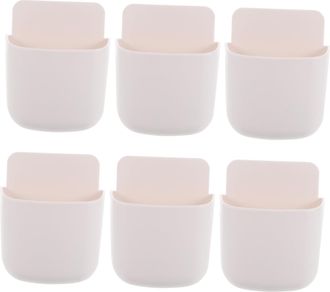 OSALADI 6stücke Wandmontage Fernbedienungshalter Für Air Conditioner Und Handys Klebefixierung Platzsparend Installieren Für Schlafzimmer Küche Und Badezimmer