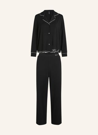 Karl Lagerfeld Nachtw&auml;sche schwarz