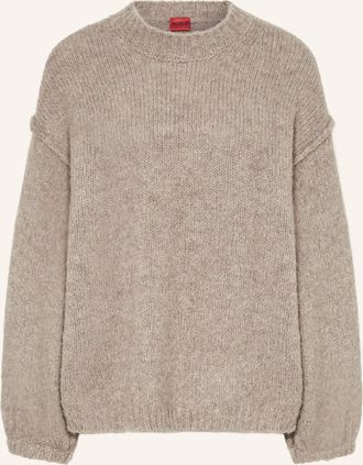 HUGO BOSS Hugo Oversized-Pullover Sagarro beige