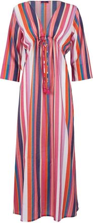 Gallo Gallo, Femme, Maillots de bain, Multicolore, Taille: ONE Size Long Cotton Kaftan