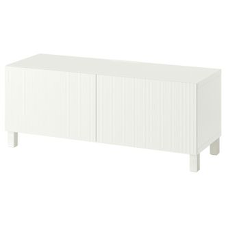 IKEA BEST&Aring; TV-Bank mit T&uuml;ren