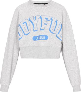 Mymo Sweatshirt Frauen HellGrauMelange