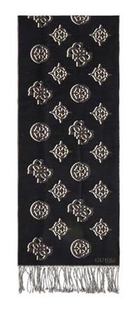 Guess &eacute;charpe Cresidia II Scarf 35X180 Black Logo noir
