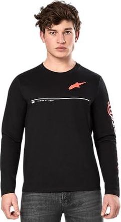 Alpinestars Committed Ls Csf Tee T-Shirt de Sport Manches Longues Col Rond, Noir, Medium Homme