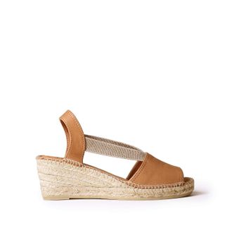 Toni Pons Damen Espadrille aus Leder - TEIDE-P - Cuero, 36 EU