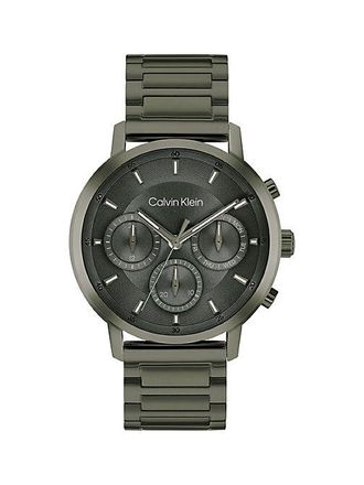 Calvin Klein Multifunktionsuhr Aus Gr&uuml;n-plattiertem Stahl - Green - Herren - Einheitsgr&ouml;&szlig;e