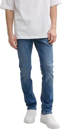 Tom Tailor Denim TOM TAILOR Denim 1045760 Jean Aedan Droit, 10119-Used Mid Stone Blue Denim, 32W x 34L Hommes
