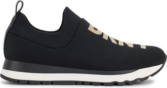 DKNY Damen Jadyn-Slip on Jogg Sneaker, Black/Gold, 37 EU