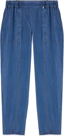 Oltre Femme, Jeans, Bleu, Taille: 44 FR Tencel Joggers