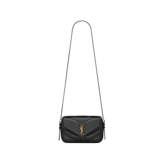 Saint Laurent Loulou Toy Crossbody Bag In Matelass&eacute; Lambskin