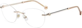 Carolina Herrera Lunettes de vue HER 0427 - Femme - Accessoires - Jaune - Taille: 55 MM