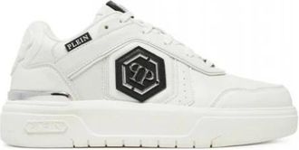 Philipp Plein Homme, Chaussures, Blanc, Taille: 40 EU Sk8R Low Baskets
