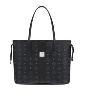 MCM Liz Wendeshopper in Visetos - - Bags - Damen - Schwarzk - ONE SIZE