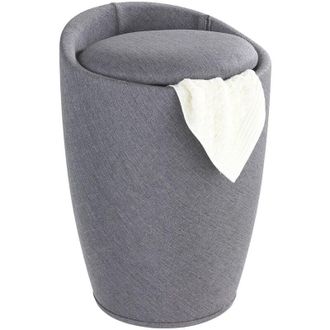 WENKO Candy Hocker mit Waschfach, praktischer 2 in 1 Badesitz - 20 l Wenko