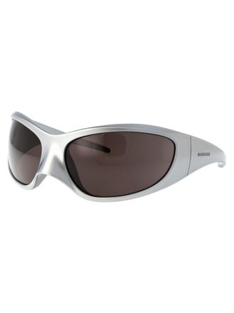 Balenciaga Womens Sunglasses Bb0252s Silver-Grey Acetate Silver-Silver-Grey Silver/silver/grey