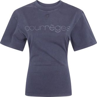 Courr&egrave;ges Femme, Tops, Bleu, Taille: 42 FR T-Chemises