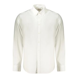 Guess Homme, Chemises, Blanc, Taille: 2XL Chemise Manches Longues
