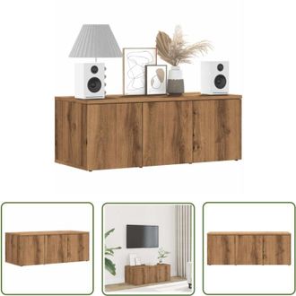 vidaXL vidaXL TV-Schrank Artisan-Eiche 80x34x30 cm Holzwerkstoff
