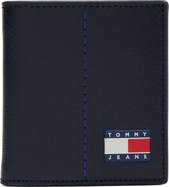 Tommy Jeans Herren TJM Heritage CC & Coin AM0AM13698 Other Wallets, Blau (Dark Night Navy), One Size, Blau (Dark Night Navy), One Size